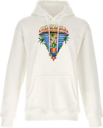 Casablanca Homme, Sweatshirts et sweats &agrave; capuche, Blanc, Taille: 2XL SweaT-shirts