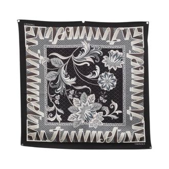 Twinset Silky Scarves - Femme - Accessoires - Noir - Taille: ONE Size