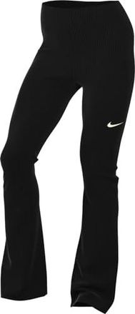 Nike Nike W NK SW Chill Knit Tight Pantalon, Noir/Sail, L Femme