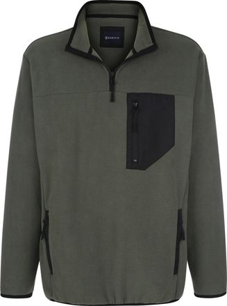Babista Herren Fleece-Sweatshirt Bellazonti Casual Sweater Oliv, 2XL (XXL) - 60/62