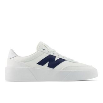 New Balance Unisexe 750 en Blanc/Bleu, Toile, Taille 37.5