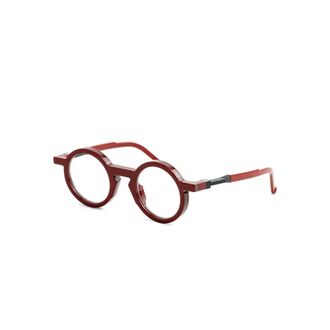 Vava unisex, Accessoires, Rouge, Taille: 45 MM Wl0034 RED Dark Grey Eyeglasses