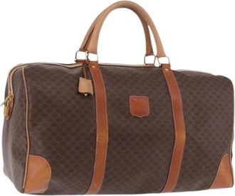 Celine Pre-owned Vintage Boston Bag - Femme - Pre-owned - Brun - Taille: ONE Size