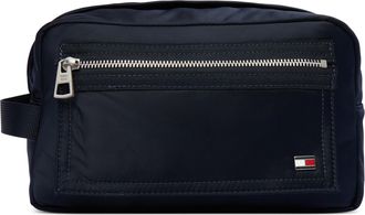 Tommy Hilfiger Kosmetiktasche Tommy Hilfiger Enamel Flag Travel Washbag AM0AM14111 Dunkelblau