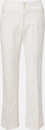 Etro Cropped Flared Jeans aus Jacquard
