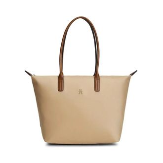 Tommy Hilfiger Cabas Popette - Femme - Sacs - Beige - Taille: ONE Size