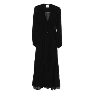 Isabel Marant Schwarzes Kleid Eleganter Stil Tag Abend - - Dresses - Damen - Schwarzk - S