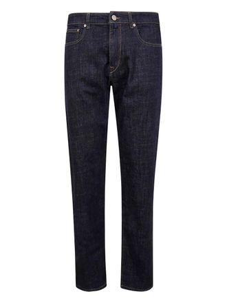 Incotex jean à effet délavé - Bleu