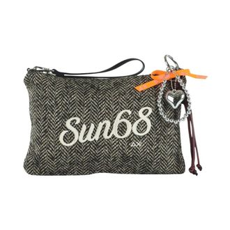 Sun 68 Wool Touch Fringes Pochette - - Bags - Damen - Schwarzk - ONE SIZE