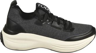 Tod's Femme, Chaussures, Noir, Taille: 40 EU Flat Chaussures