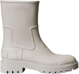 Calvin Klein Damen Gummistiefel Mid Rubber Chunky, Elfenbein (Chateau), 38