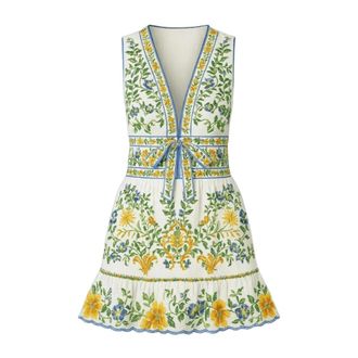 Farm Rio Emily Floral Tapestry Mini Kleid - - Dresses - Damen - Mehrfarbig - XS
