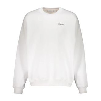 Off-white Logo Sweatshirt - - Sweatshirts & Hoodies - Herren - Wei&szlig; - S