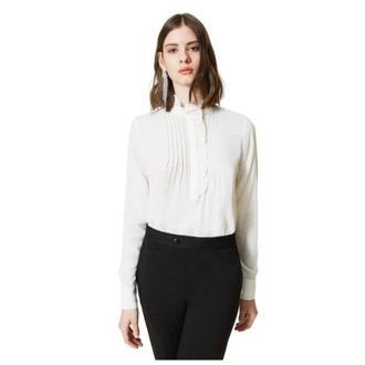 Twinset Damen, Blusen & Hemden, Wei&szlig;, LGr&ouml;&szlig;e