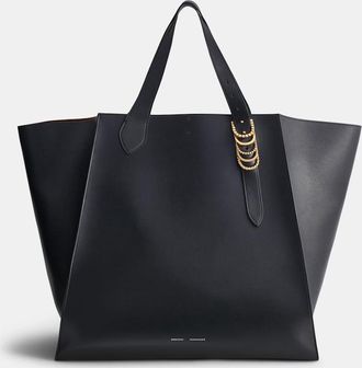 Dorothee Schumacher XL-Tote aus weichem Kalbsleder mit D-Rings