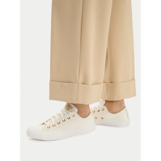Converse Sneakers aus Stoff Converse Chuck Taylor All Star Gold A13814C &Eacute;cru