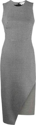 Alexander McQueen Knielanges Kleid - Schwarz