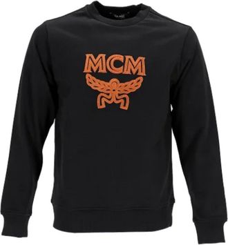 MCM Mcm, Femme, Sweatshirts et sweats &agrave; capuche, Noir, Taille: 44 FR Coton tops