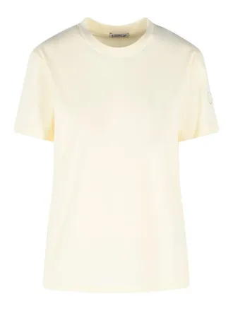 Moncler T-Shirt - Cr&egrave;me
