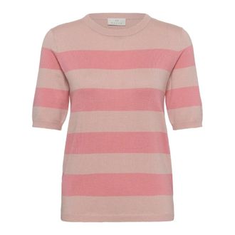 Kaffe Rundhals-Strickpullover - - Knitwear - Damen - Rosa - XS