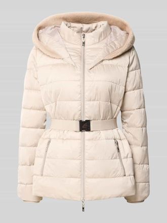 Monari Steppjacke mit Rei&szlig;verschlusstaschen und G&uuml;rtel
