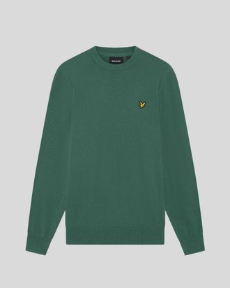 Lyle & Scott Baumwoll-Pullover mit Rundhalsausschnitt
