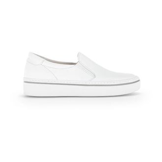 Gabor Wei&szlig;e Leder-Sneakers - - Shoes - Damen - Wei&szlig; - 44 EU