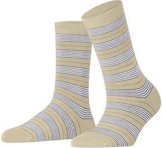 Falke Femme Stripe Uniform W So Coton Fantaisie Chaussettes, Beige Cream 4011, 35-38 EU