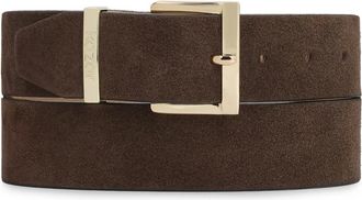Kazar Femme, Accessoires, Brun, Taille: 110 CM Ceinture Minimaliste en Daim