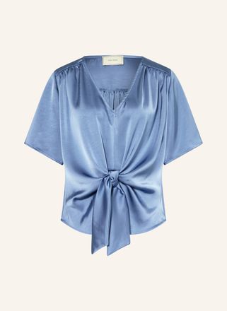 Neo Noir Neo Noir Satinbluse Casadia blau