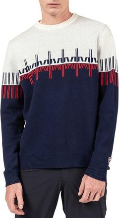 Rossignol Sweat &agrave; col rond en laine m&eacute;rinos et coton