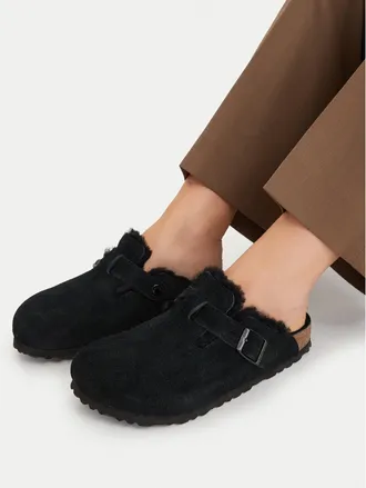 Birkenstock Hausschuhe Birkenstock Boston Vl/Shearling 0259883 Schwarz