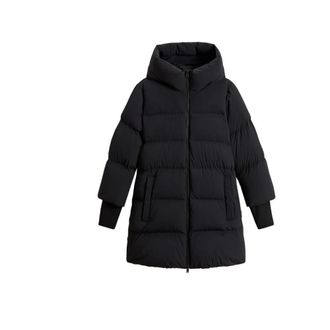 Woolrich Cloud Madison Coat - - Jackets - Damen - Schwarzk - S