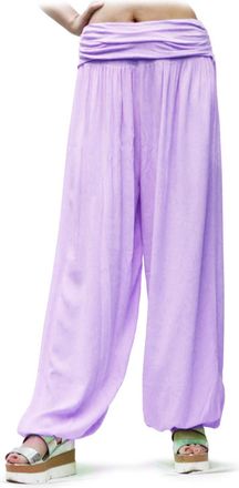Glamexx24 Damen Haremshose leichte Pumphose Aladin-Hose Sarouelhose Yogapant Pluderhose Freizeithose Sommerhose