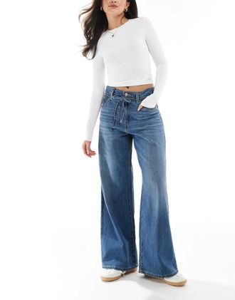 Levi's XL - Jean droit ample - Bleu moyen-Bleu marine