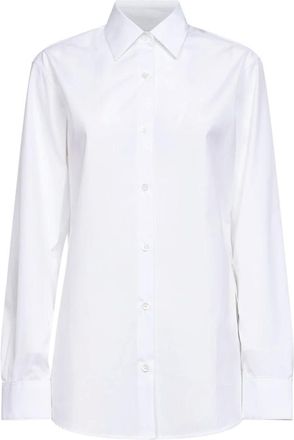 Dries Van Noten Femme, Blouses et Chemises, Blanc, Taille: 44 FR Chemise Coupe Droite