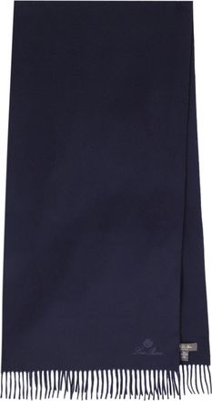 Loro Piana Large Logo Cashmere Scarf