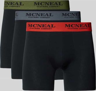 Mc Neal Trunks mit Label-Details im 3er-Pack