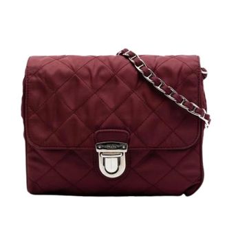 Prada Pre-owned Gesteppte Crossbody-Tasche aus Nylon - - Pre-owned - Damen - Rot - ONE SIZE