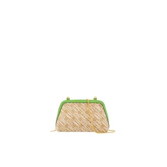 Carolina Herrera Raffia Umh&auml;ngetasche - - Bags - Damen - Gr&uuml;n - ONE SIZE