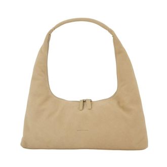 Marge Sherwood Neutrale Leder Schultertasche mit Obergriff - - Bags - Damen - Beige - ONE SIZE