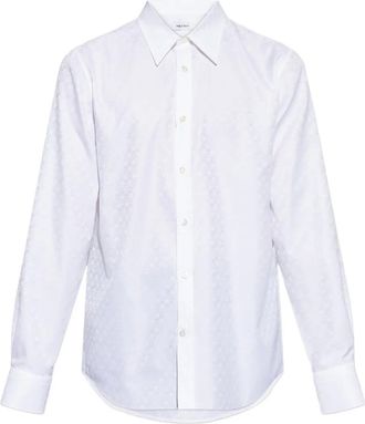 Alexander McQueen skull-print shirt - Wei&szlig;