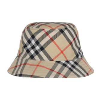 Burberry Bestickter Canvas Bucket Hat - - Accessories - Damen - Beige - S