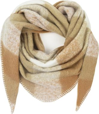 Glamexx24 XXL Damen Halstuch Unisex Poncho - Dreieckige Form Trendfarben Winterschal Kariert Viele Variationen