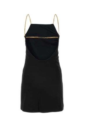 Palm Angels Womens Black Jersey Mini Dress Blackblack Abiti