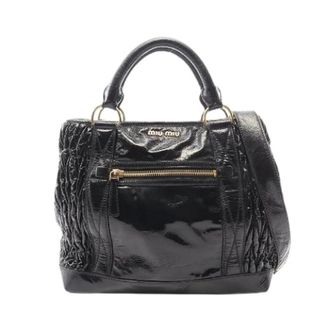 Miu Miu Pre-owned Cuir sacs-main - Femme - Pre-owned - Noir - Taille: ONE Size