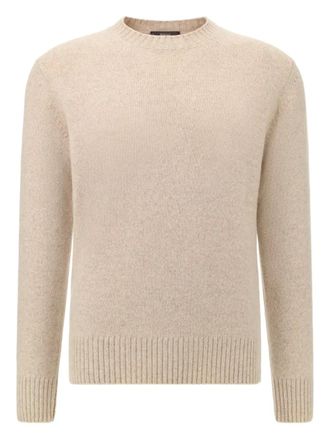 Boggi Milano Pullover mit rundem Ausschnitt - Nude
