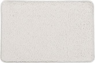 Kleine Wolke Badteppich, 100% Polyester, Wei&szlig;, 60 x 90 cm
