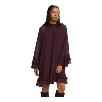 Ichi Ichi - Robe Courte - Femme - Robes - Violet - Taille: 40 FR