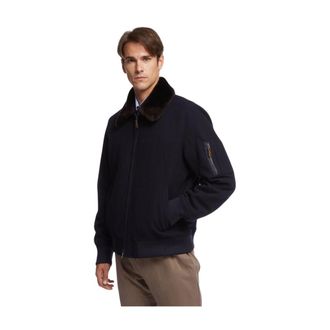Brooks Brothers Woll-Fliegerjacke - - Jackets - Herren - Blau - 2XL